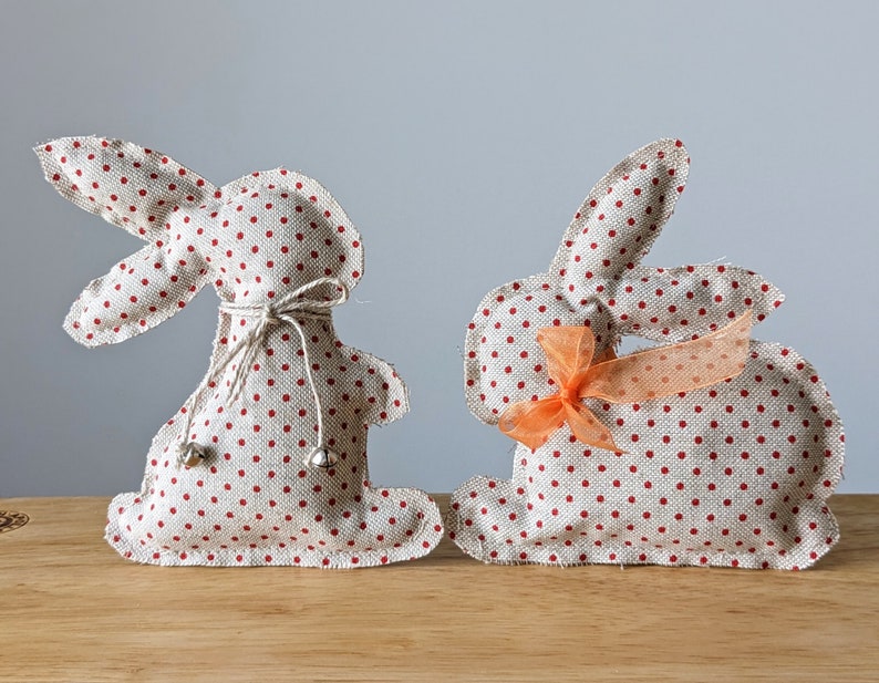 Easter Bunny Rabbit Sewing Pattern, Digital Download 2 Patern-6 Sizes ...
