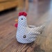 Linen Stuffed Chicken PDF Sewing Pattern DIY Fabric Toy Chicken Spring ...