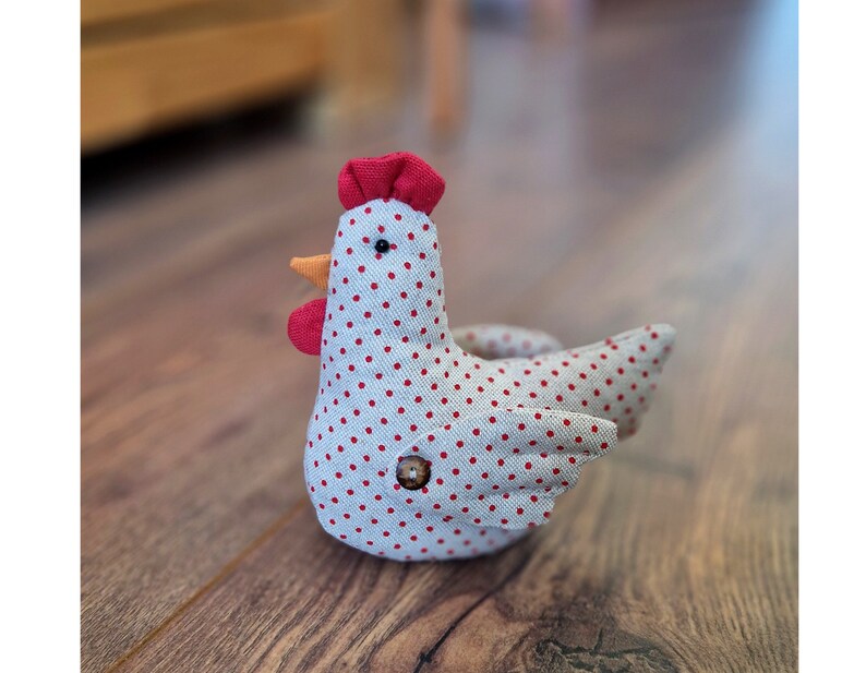 Linen Stuffed Chicken Sewing Pattern – DIY Fabric Toy (PDF Pattern) - Etsy