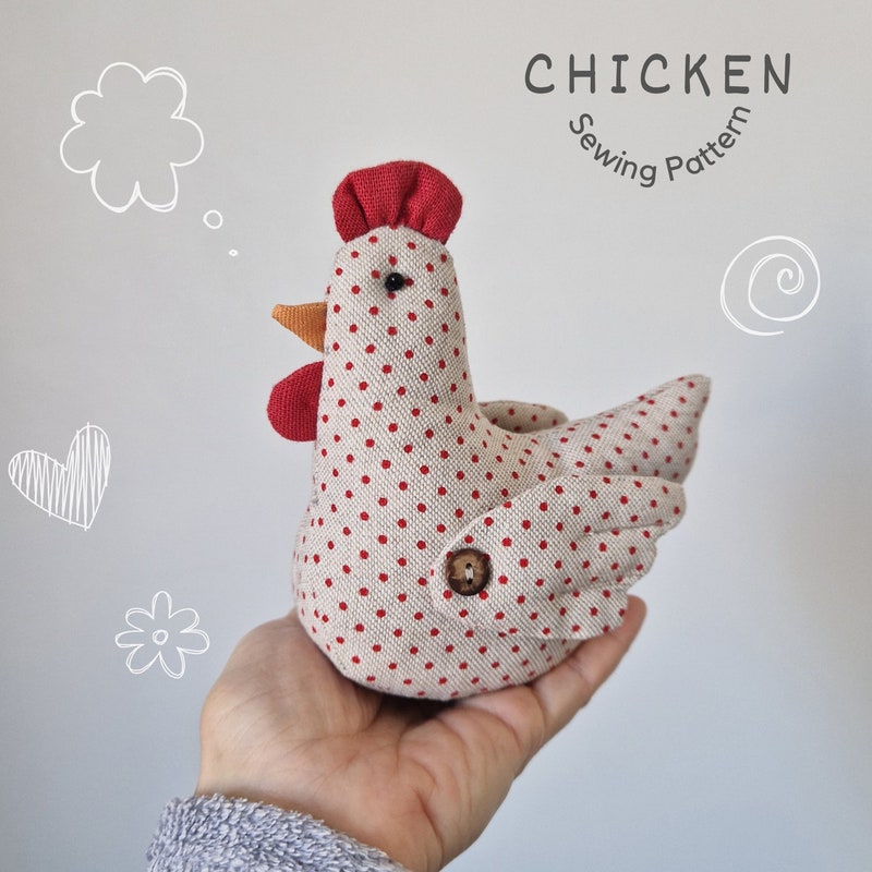 Stuffed Chicken Toys - Etsy
