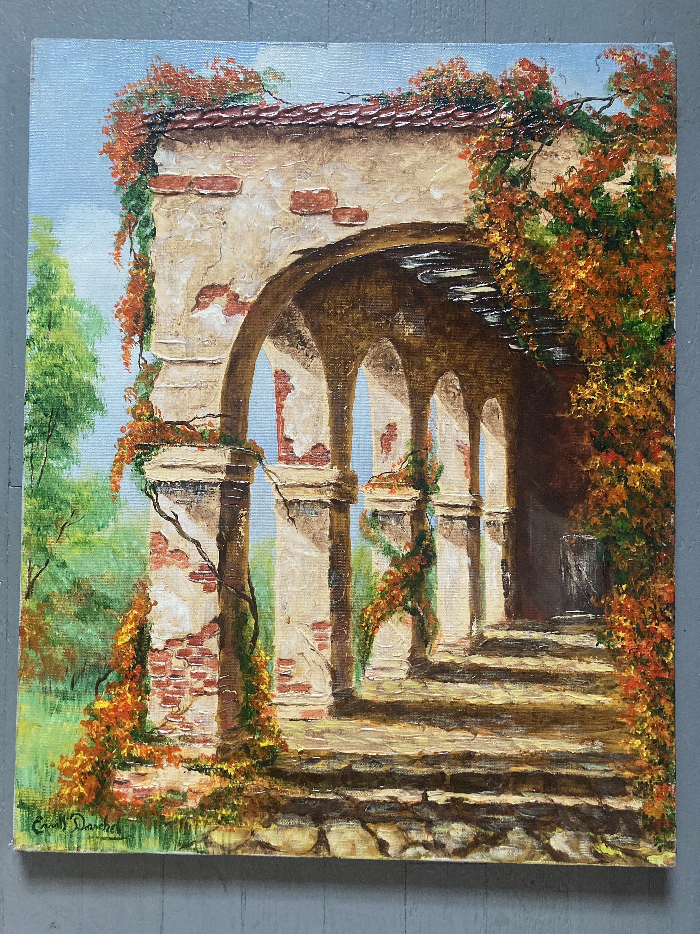 Vintage Italian Landscape Painting - Etsy