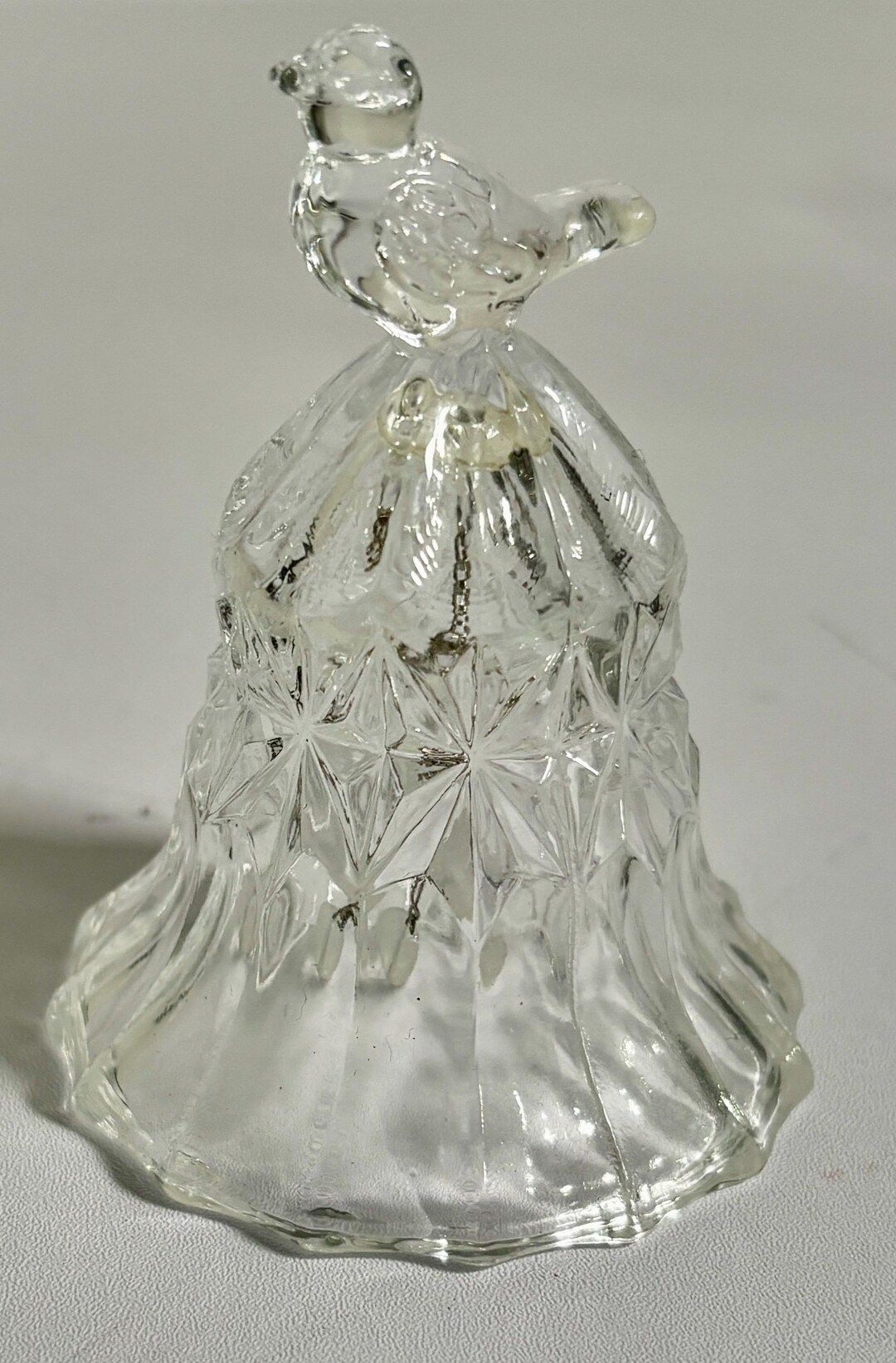 Hofbauer Byrdes Crystal Bird Bell, 24% Lead Crystal, 4" MCM - Etsy