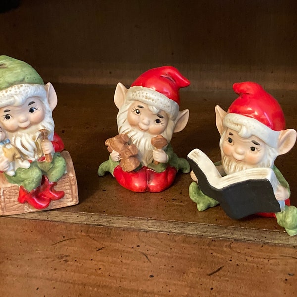 Homco Elves - Etsy