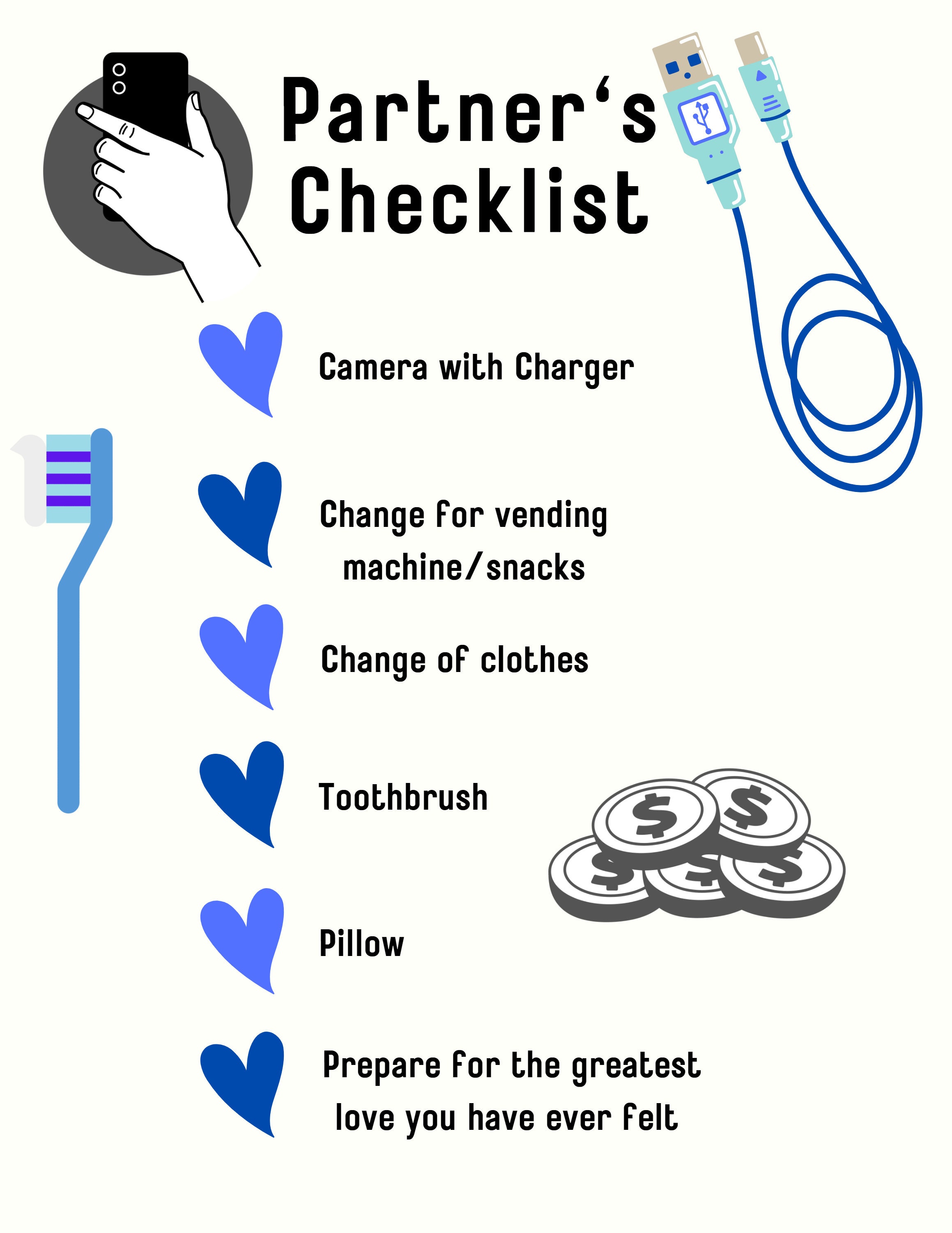 BABY Checklist | New Parent Combo | Hospital Prep | Brochure Style | 3 ...