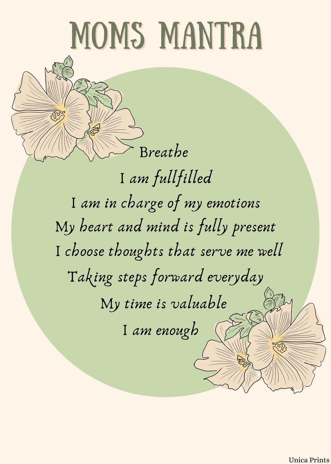 Mantras for Mom | Daily Affirmations | Great Way to Encourage and Stay ...
