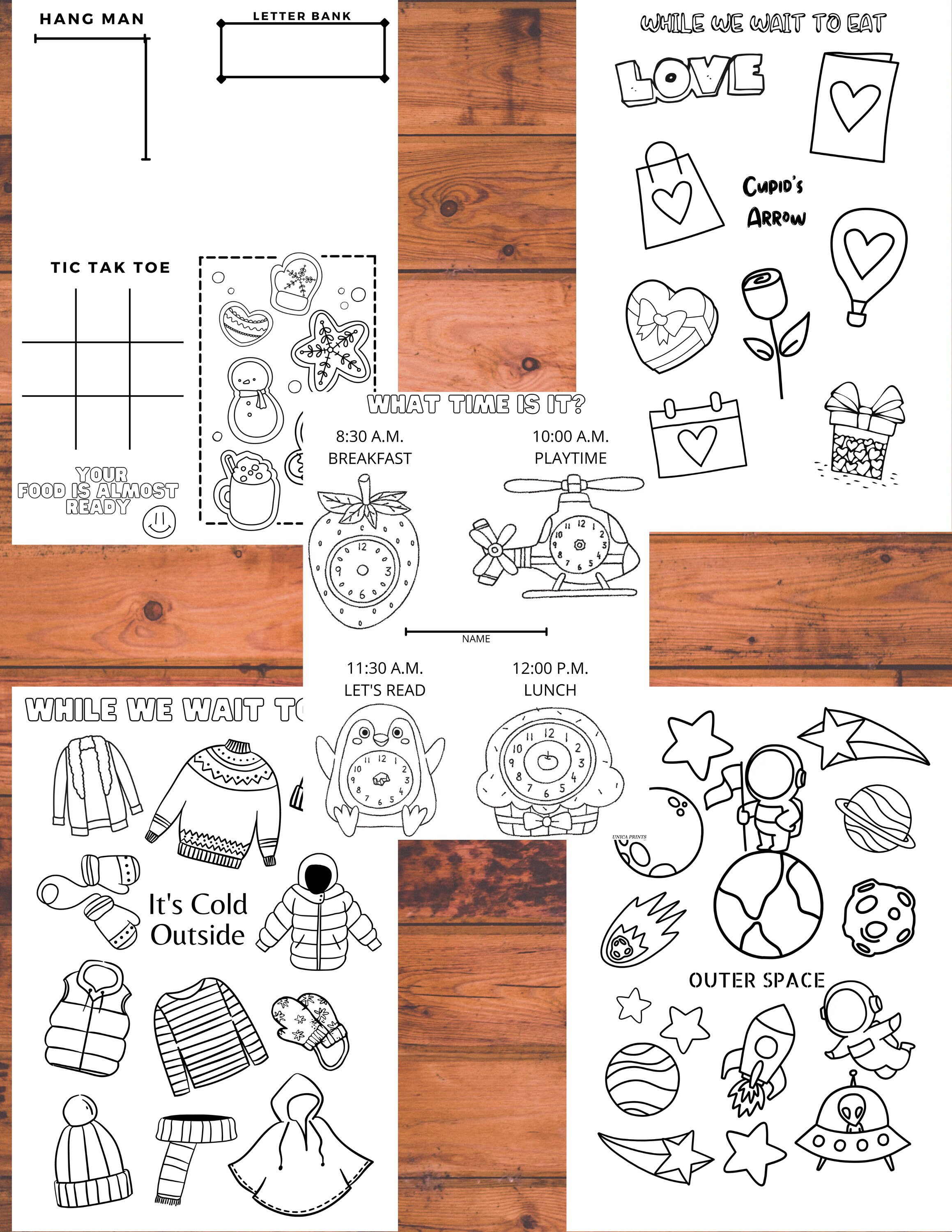 Winter Learning Coloring Pages Fun Way Kids Stay Busy While They Wait ...