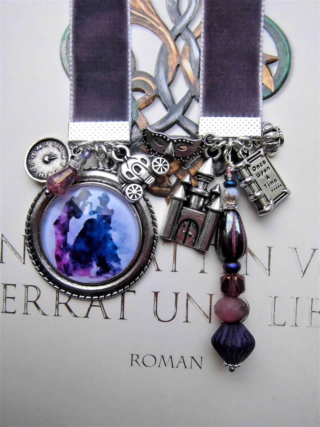 Velvet Bookmark Cinderella - Etsy