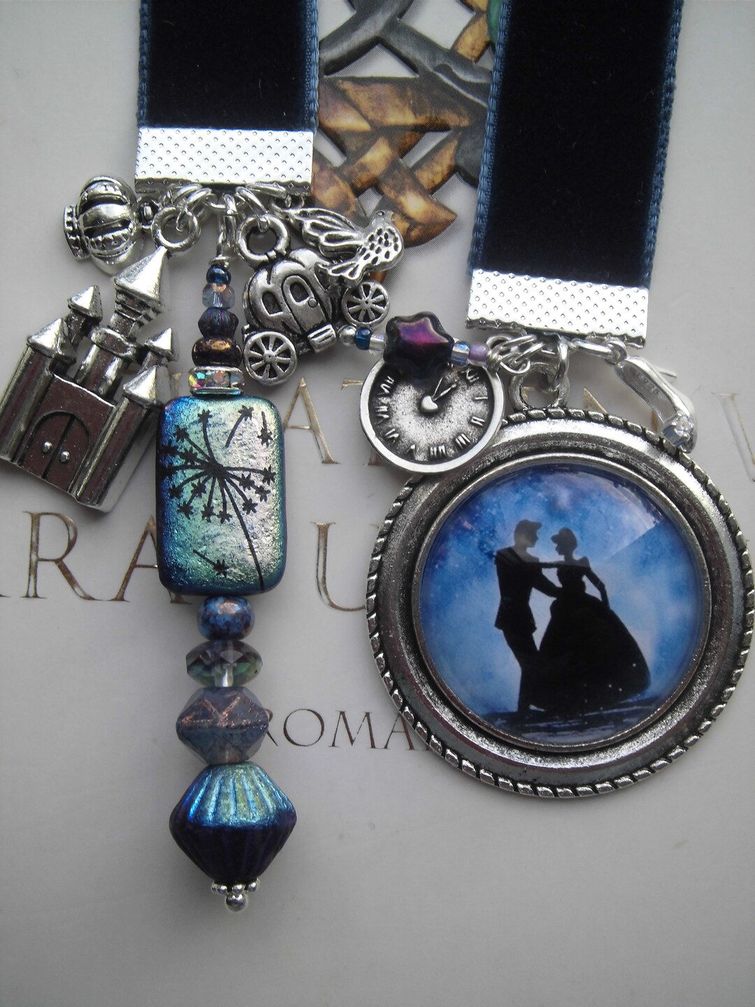 Velvet Bookmark Cinderella Make a Wish - Etsy