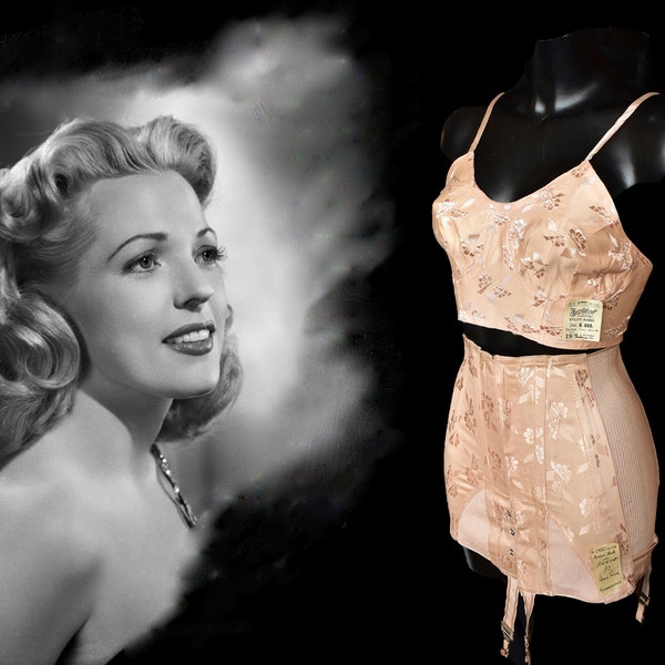 Vintage Girdle Bra Etsy