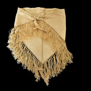 Gold Scarf Metallic Gold Vintage 50's Glamour Triangle Shape - Etsy