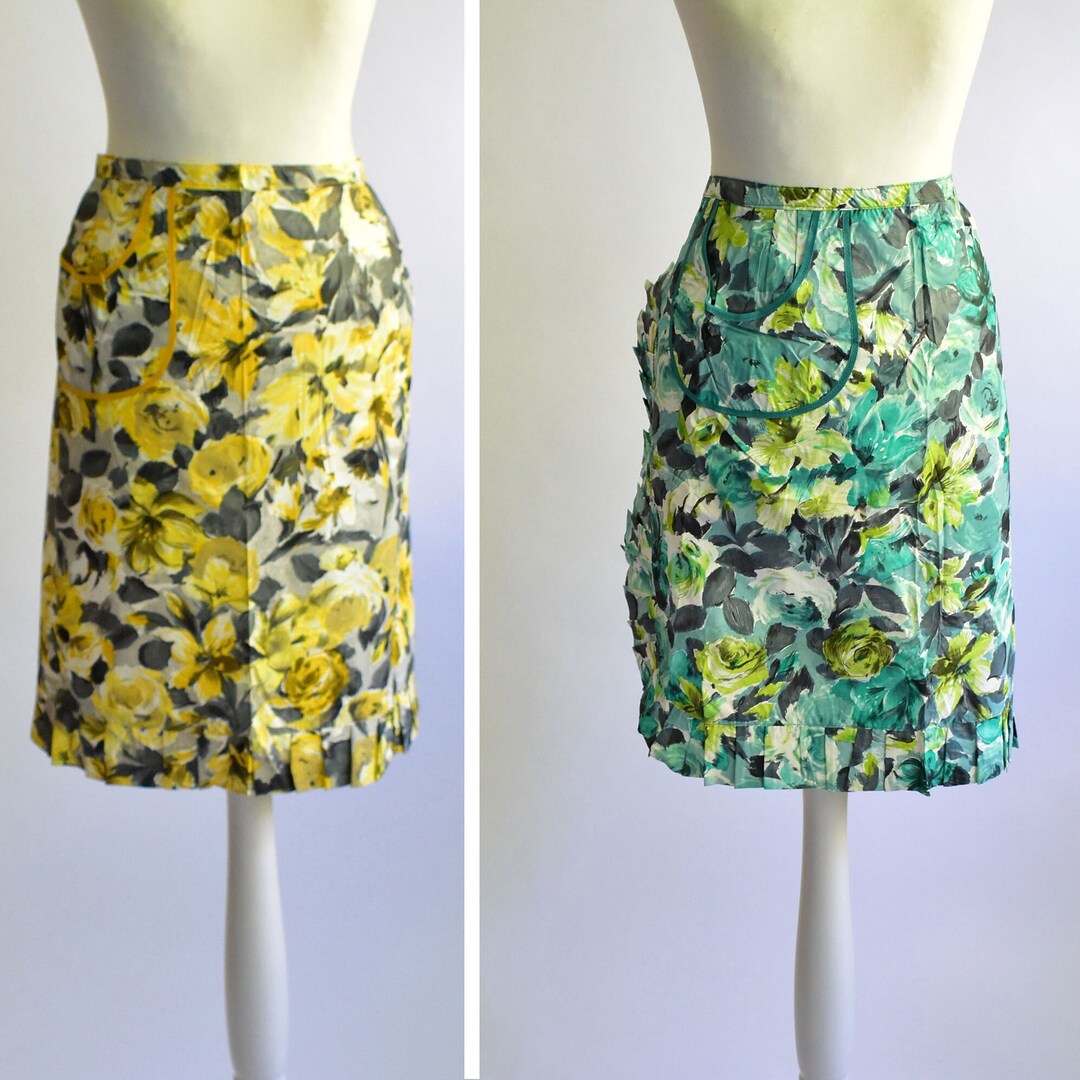 Large Vinyl Waterproof New Deadstock Vintage Half Aprons 60's Retro ...