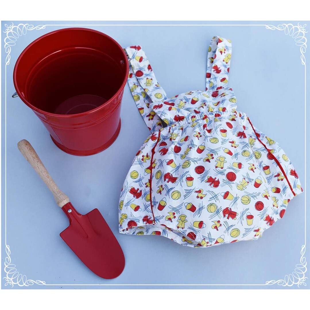 Sun Suit Baby Romper Gift Set Christening Beach Bucket & Spade Age 1 40 ...