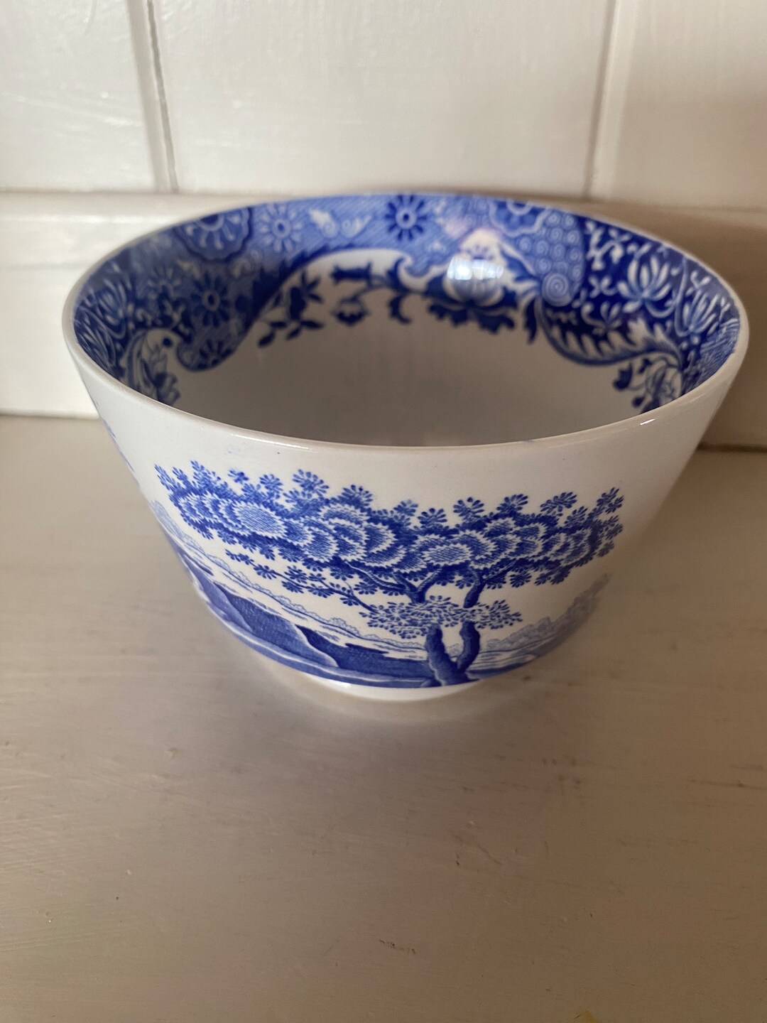 Spode Italian Blue Sugar Bowl Open China Vintage - Etsy