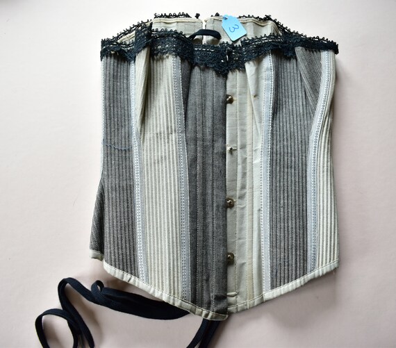 Original Edwardian corsets antique new deadstock seas… - Gem