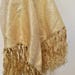 Gold Scarf Metallic Gold Vintage 50's Glamour Triangle Shape - Etsy
