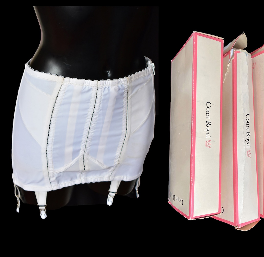 Vintage Girdle Court Royal 4 Garters Girdle Satin Panels Baby Sleeping ...