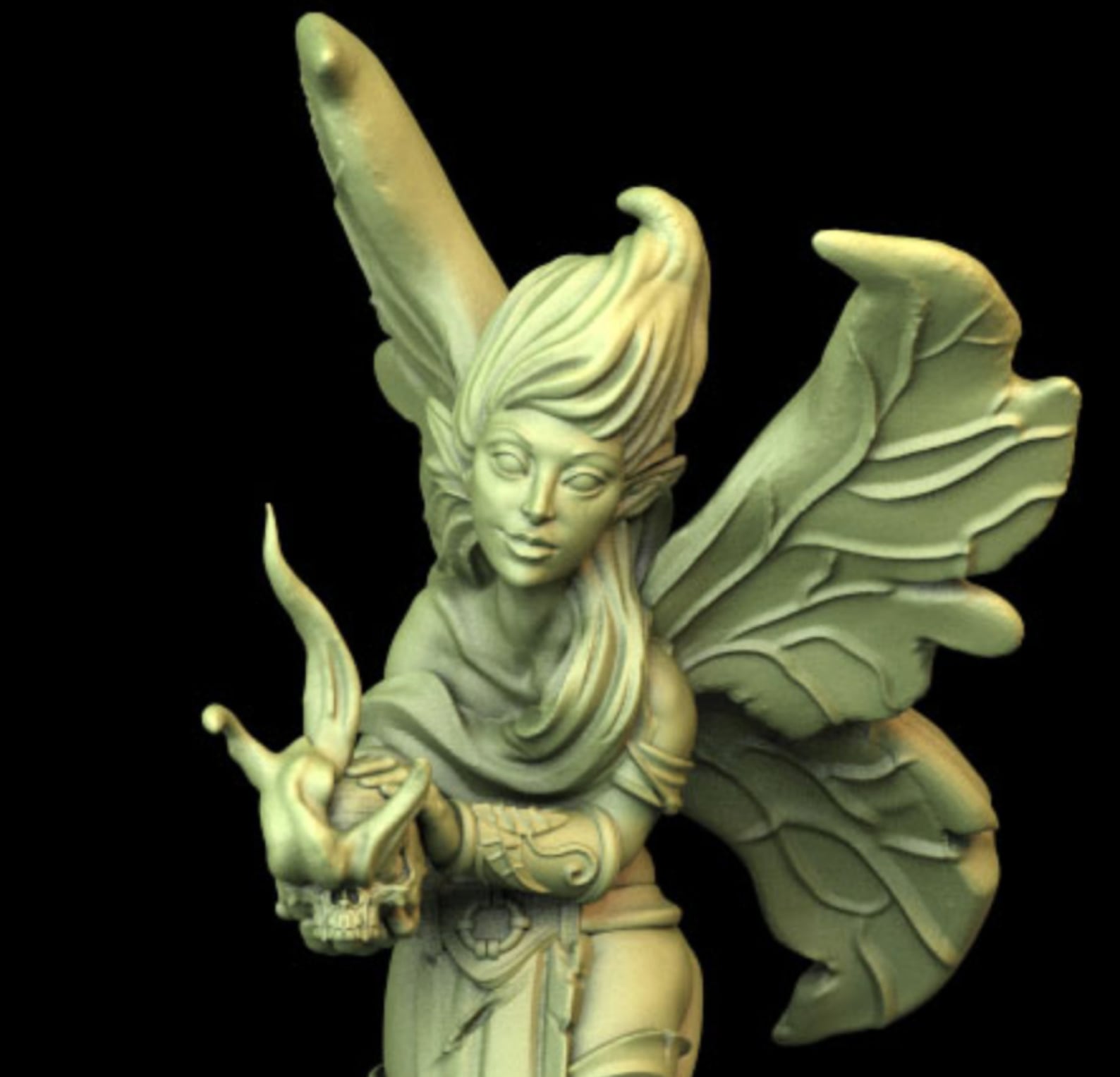 Fairy Miniatures Skull Fairy Fey Minis 3D Printer Resin - Etsy