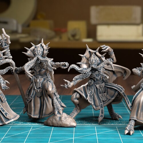 Mind Flayer Illithid_03 Fantasy Miniature Dungeons and - Etsy
