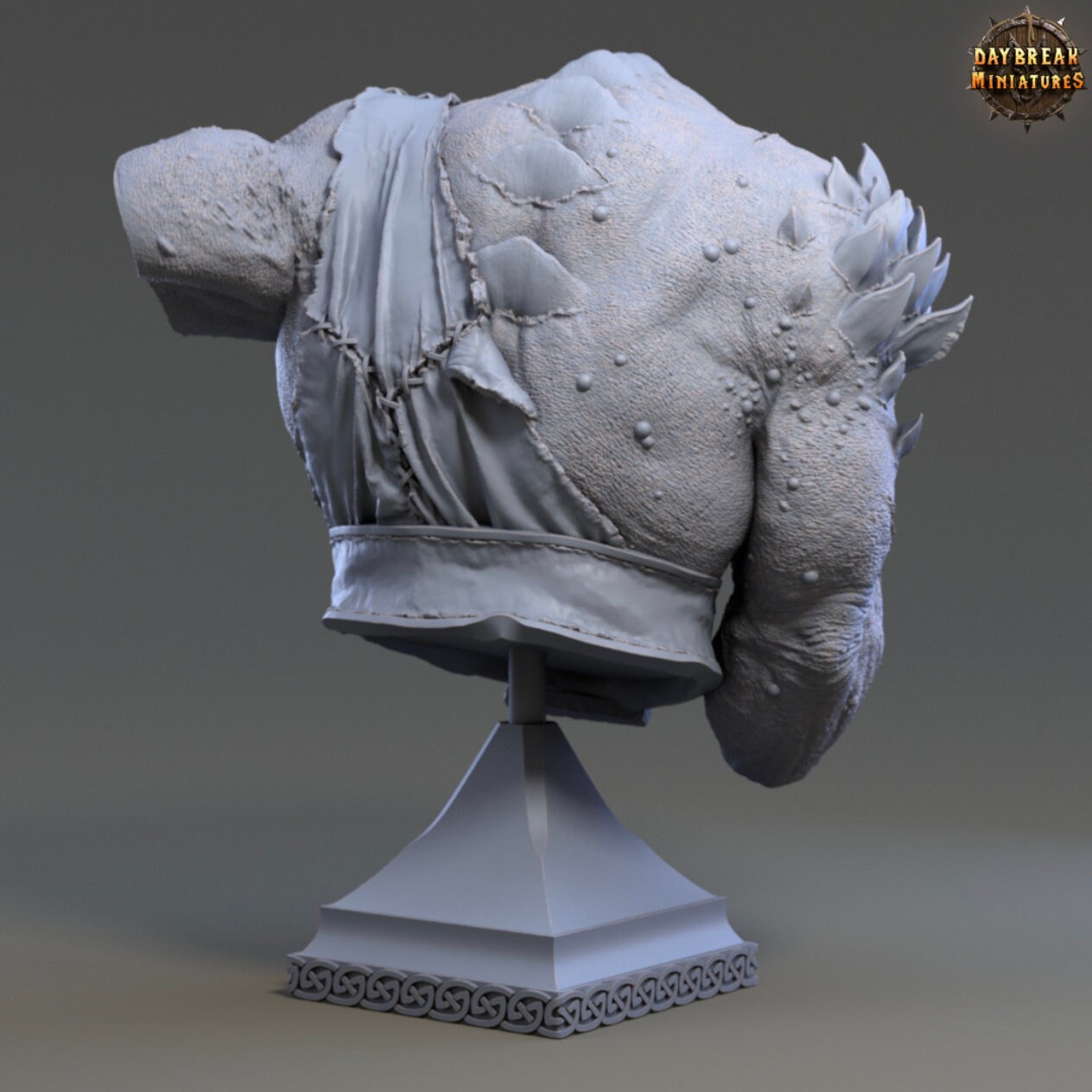 Orkaa Grim Orc Warrior Monster Miniature Portrait Bust Ork - Etsy