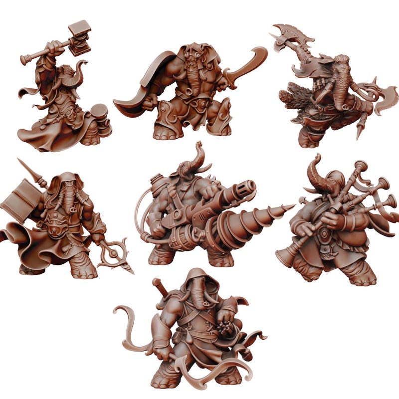 Miniature Elephant - Etsy