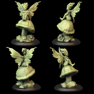 Fairy Miniatures Skull Fairy Fey Minis 3D Printer Resin Table Top Role ...
