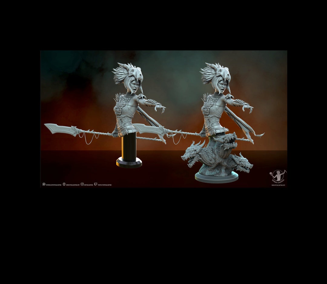 Tanis beast Mistress of the Wyldes Druid Dungeons and - Etsy