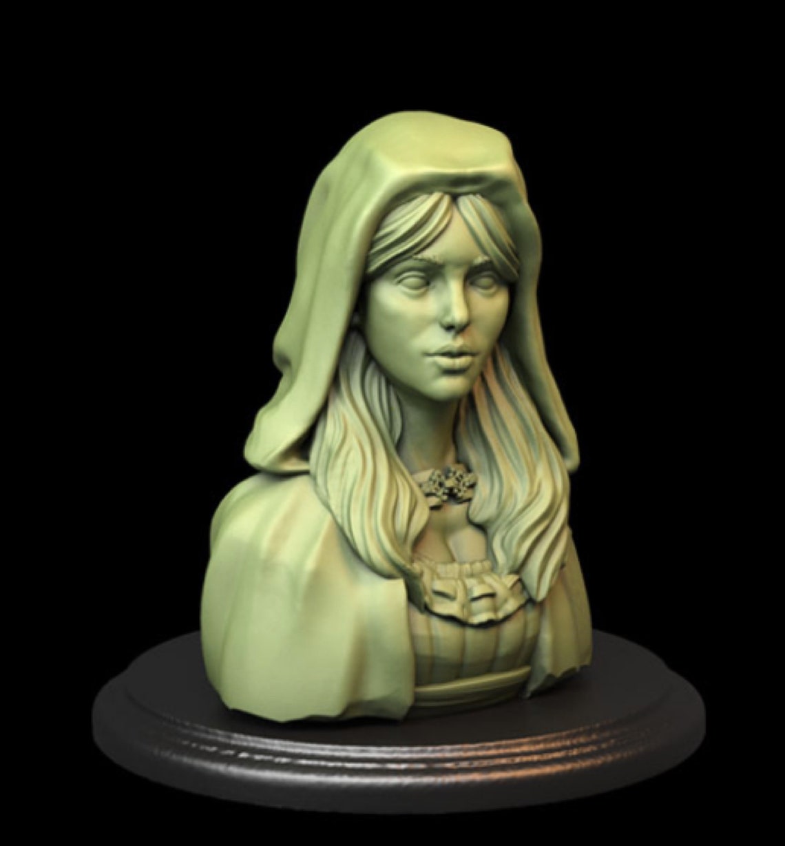 Red Riding Hood Miniature Bust 3D Printer Resin Table | Etsy