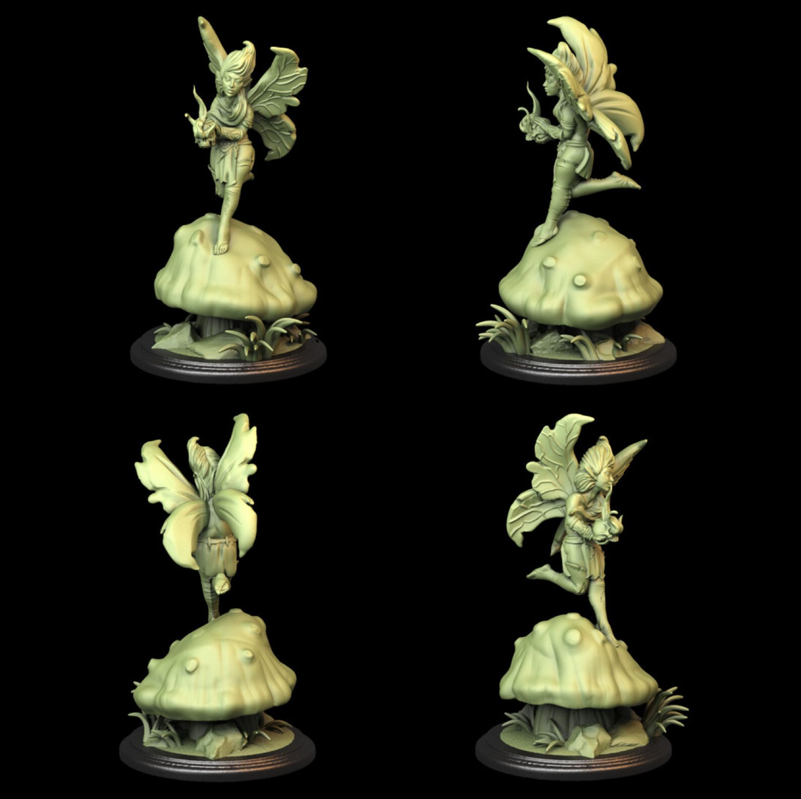 Fairy Miniatures Skull Fairy Fey Minis 3D Printer Resin - Etsy