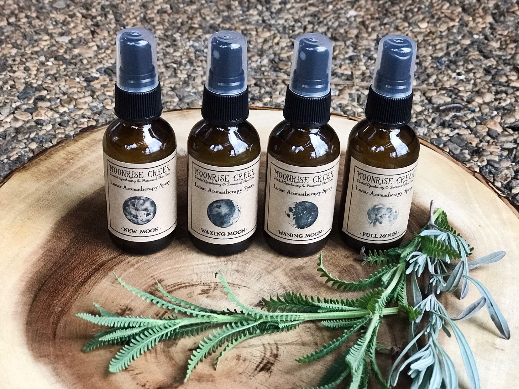 Lunar Aromatherapy Sprays • Set or Individual • New Moon • Waxing Moon ...
