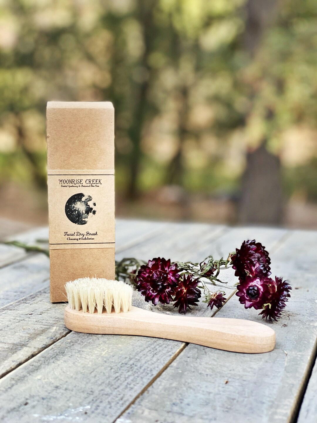 Dry Face Brush • Cleansing + Exfoliating • Eco Friendly Skin Care ...