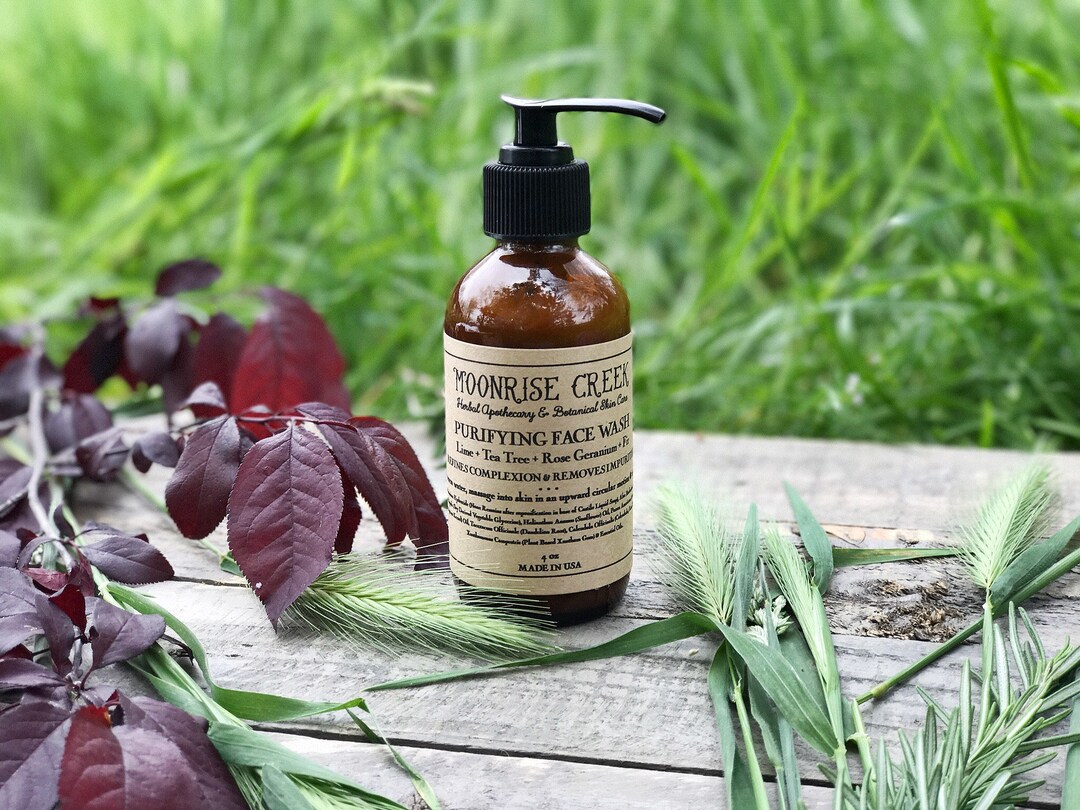 Purifying Face Wash Refine Complexion Lime Tea Tree Rose Geranium ...
