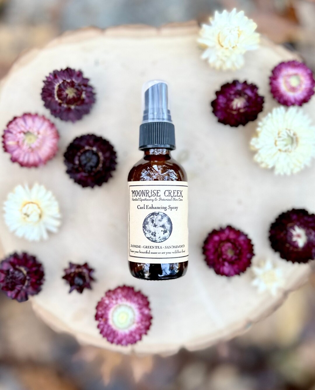 Curl Enhancing Spray: Botanical Blend for Wavy to Curly Hair - Etsy