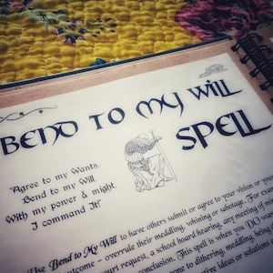 Bend to My WILL Spell - Dark Grimoire Digital Download - Book of ...