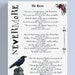 NEVERMORE the Raven by Edgar Allen Poe Poem Story Verses Instant ...
