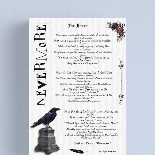 Gothic Poem - Etsy