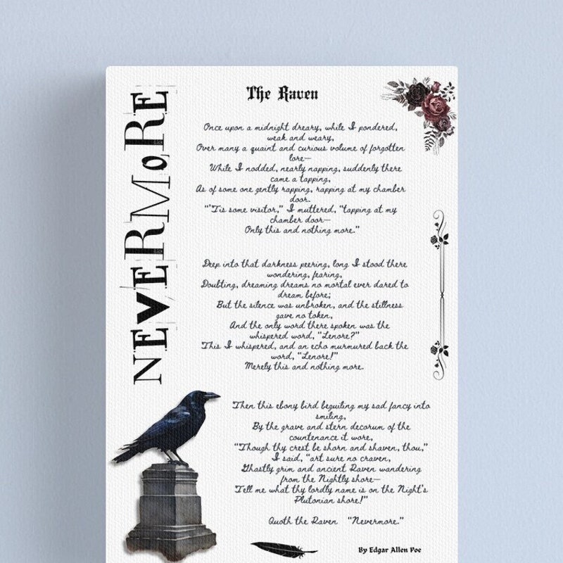 Gothic Poem - Etsy