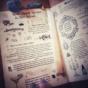 MOON MAGICK Book of Shadows - A Course in Witchcraft - Grimoire Journal ...