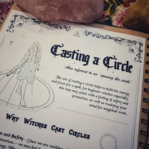 How to Cast a Witch Circle Digital Download - Book of Shadows Grimoire ...