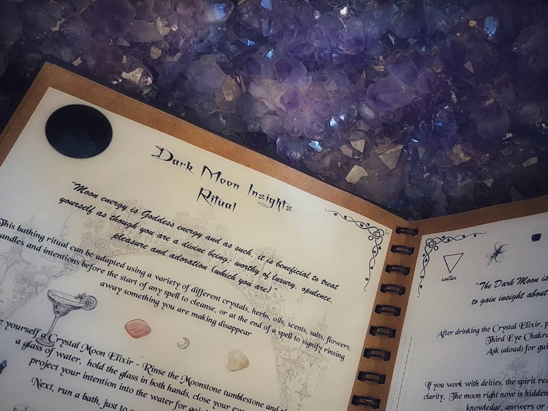 MOON MAGICK Book of Shadows - A Course in Witchcraft - Grimoire Journal ...