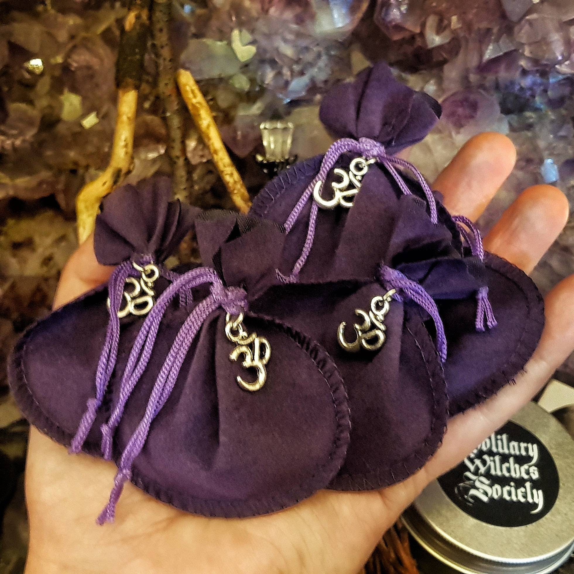 CHARM BAGS how to Make Spell Bags Book of Shadows Artwork | Etsy Canada