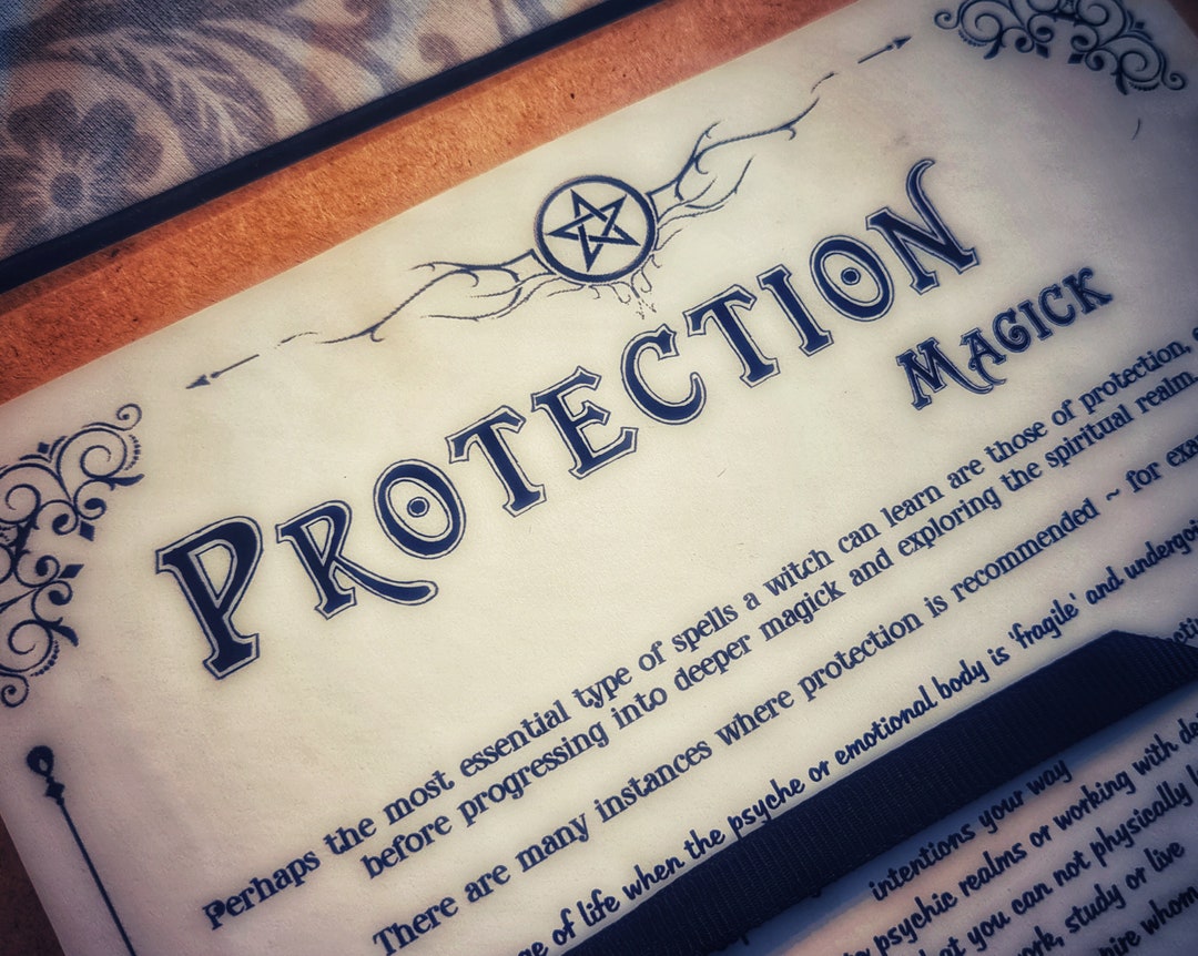 ULTIMATE PROTECTION Ritual Printable Grimoire, Beginner Spells, Book of ...