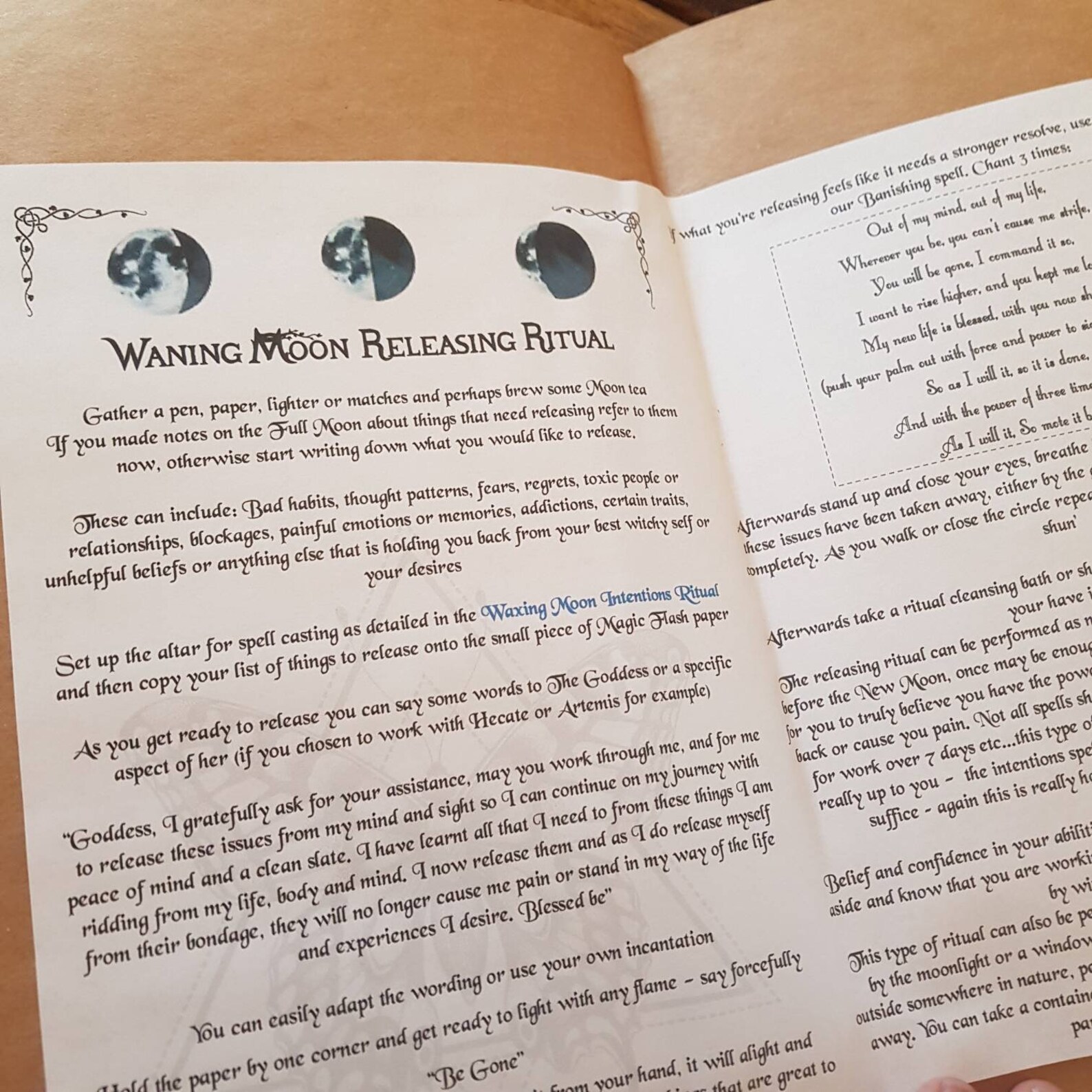 MOON MAGICK Book of Shadows A Course in Witchcraft | Etsy