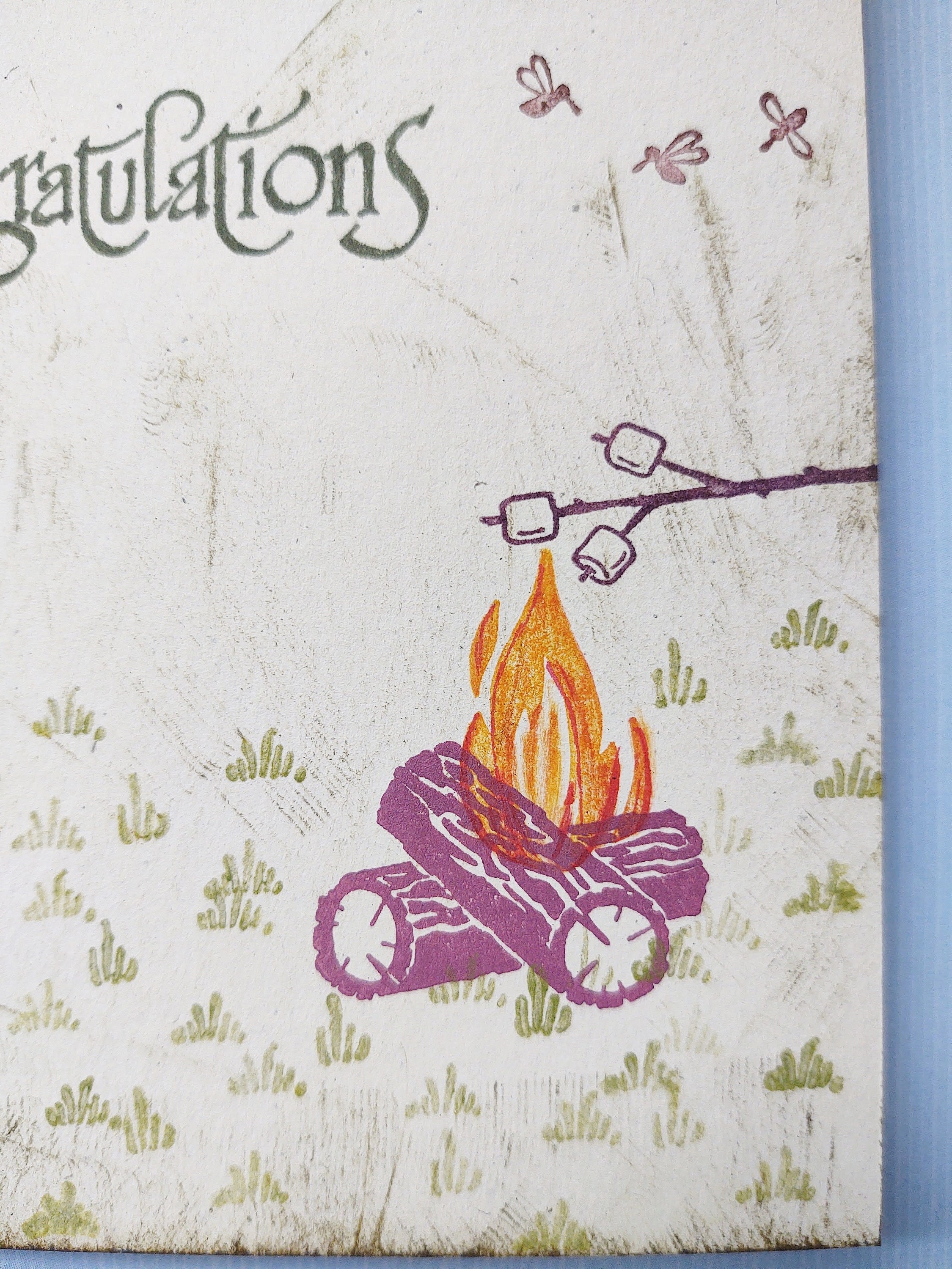 Boy Scout Congratulations Card, Eagle Scout, Hand Made Stamped Rustic ...