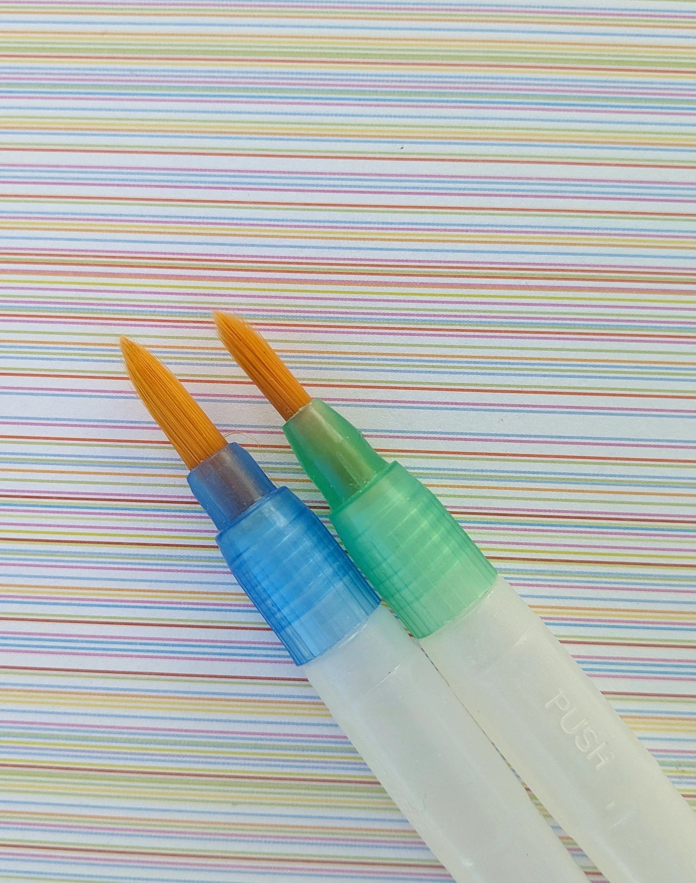 Set of Two Water Painter Aqua Brushes, Water Holding Paint Brushes ...