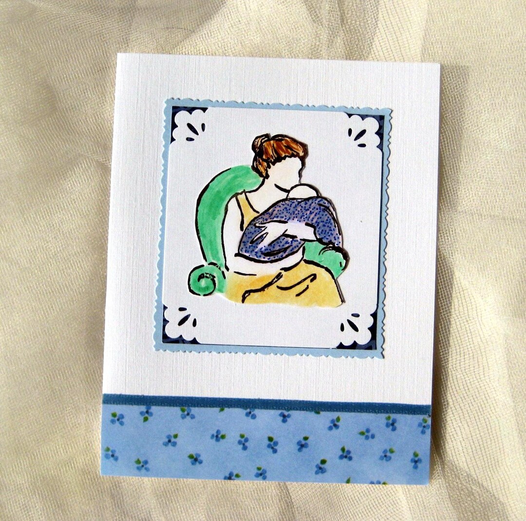 Baby Boy Embossed Congratulations Card, New Mother, Pregnancy Congrats ...