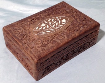 Inlay jewelry box | Etsy