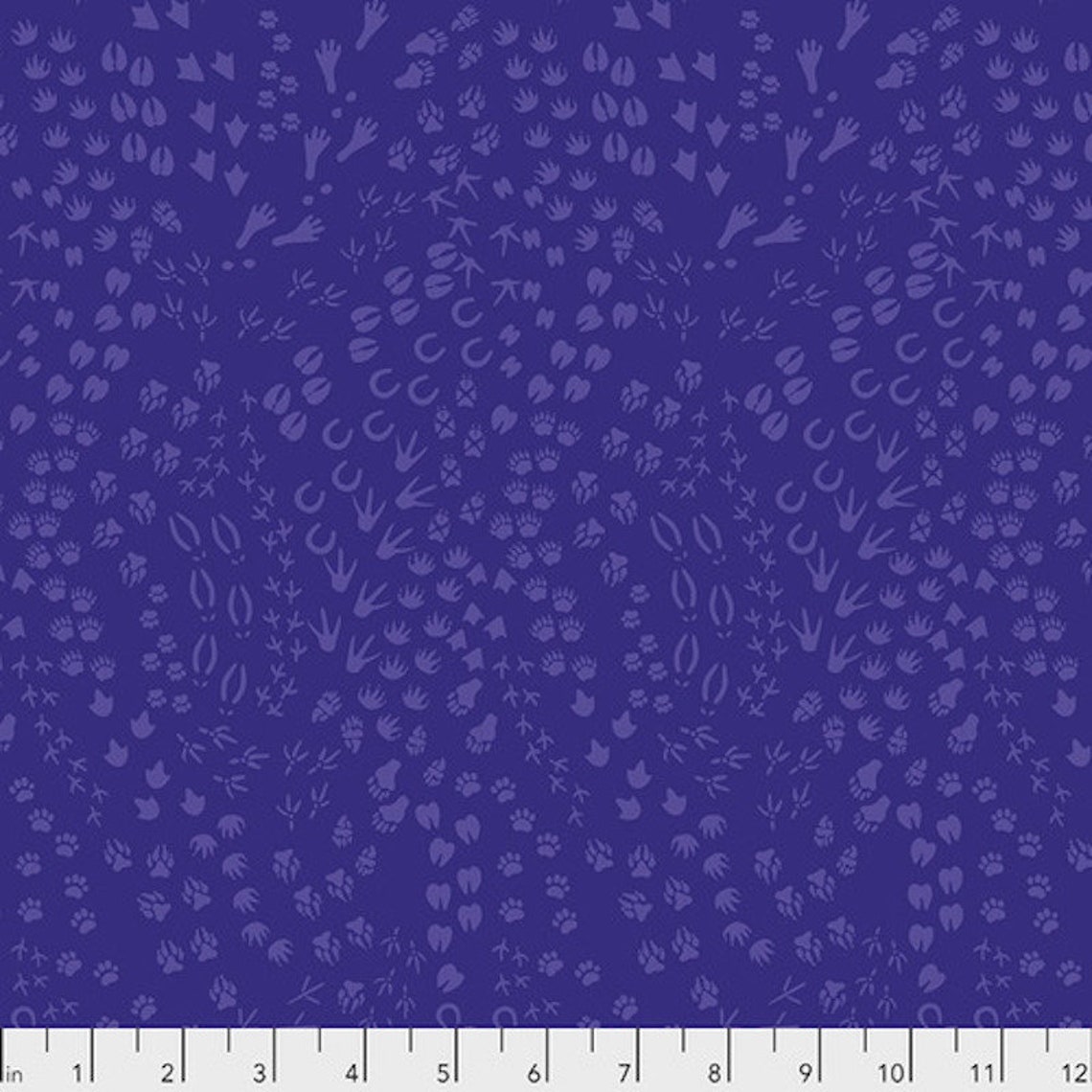Animal Tracks Purple Migration Collection PWLT022.PURPLE by Lorraine ...