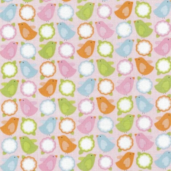 Patchwork Quilting Fabric Nutex Enchanted Forest Birds - Etsy