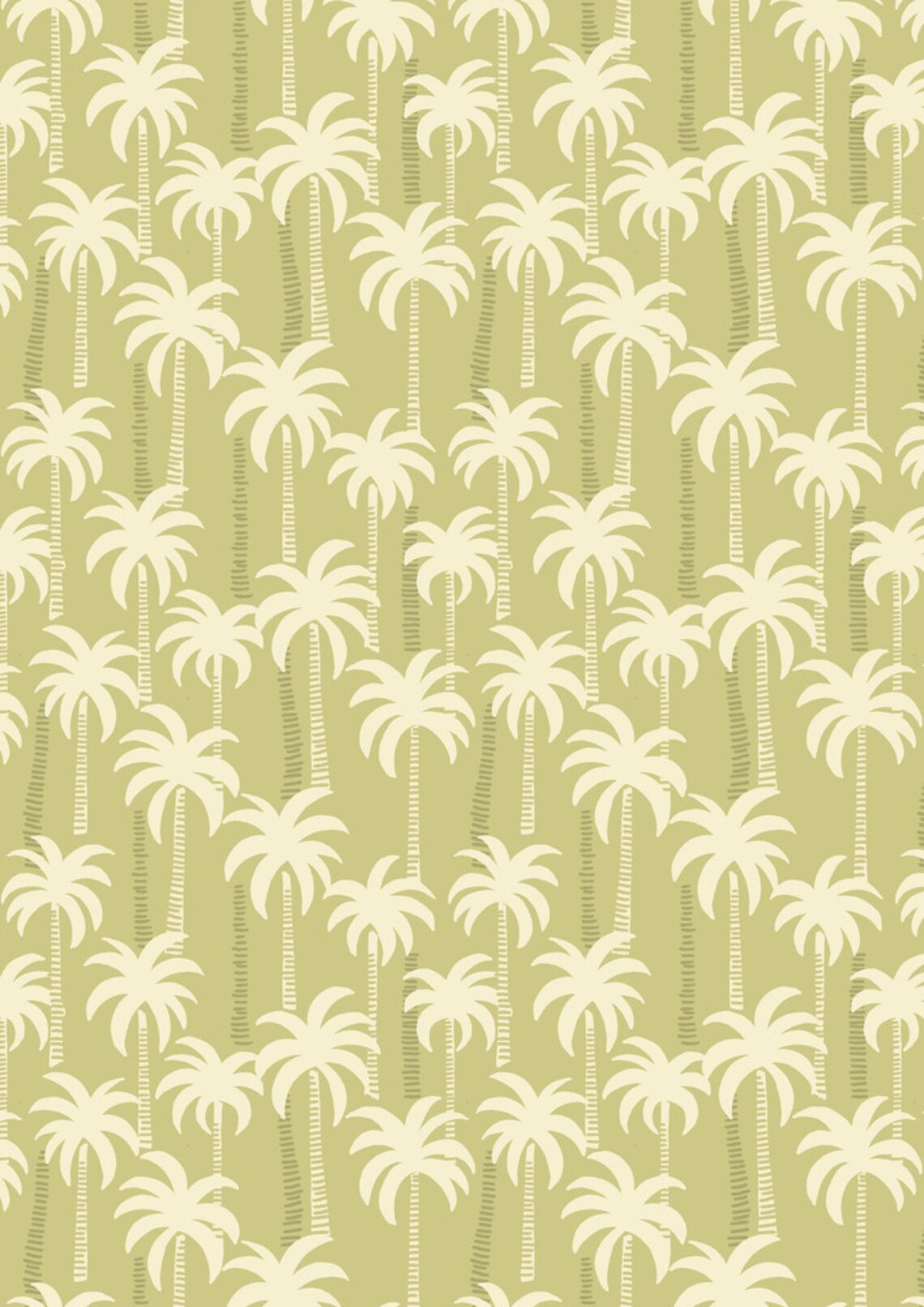 Lewis & Irene Patchwork Quilting Fabric Palm Trees A132.2 Sand - Etsy