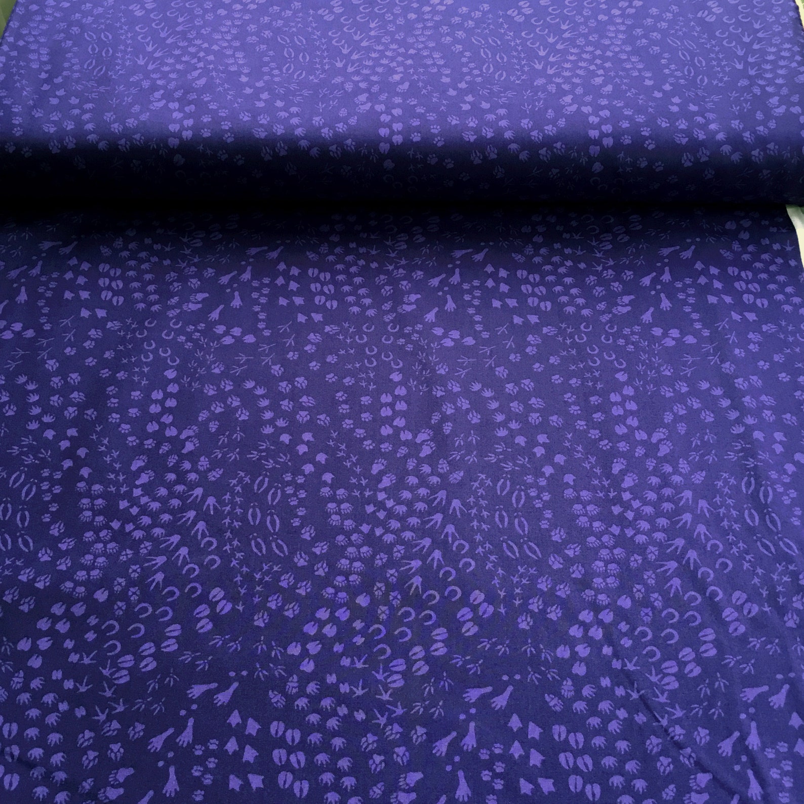 Animal Tracks Purple Migration Collection PWLT022.PURPLE by Lorraine ...